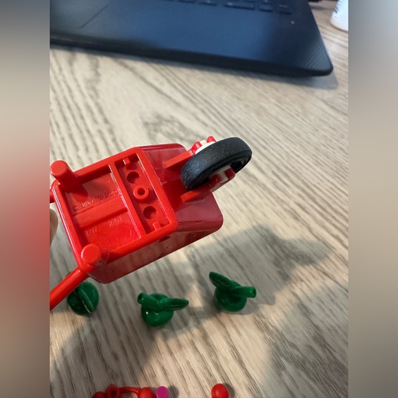Lego | Toys | Lego Wheelbarrow Barrel Apples And Cherry Pieces Red ...
